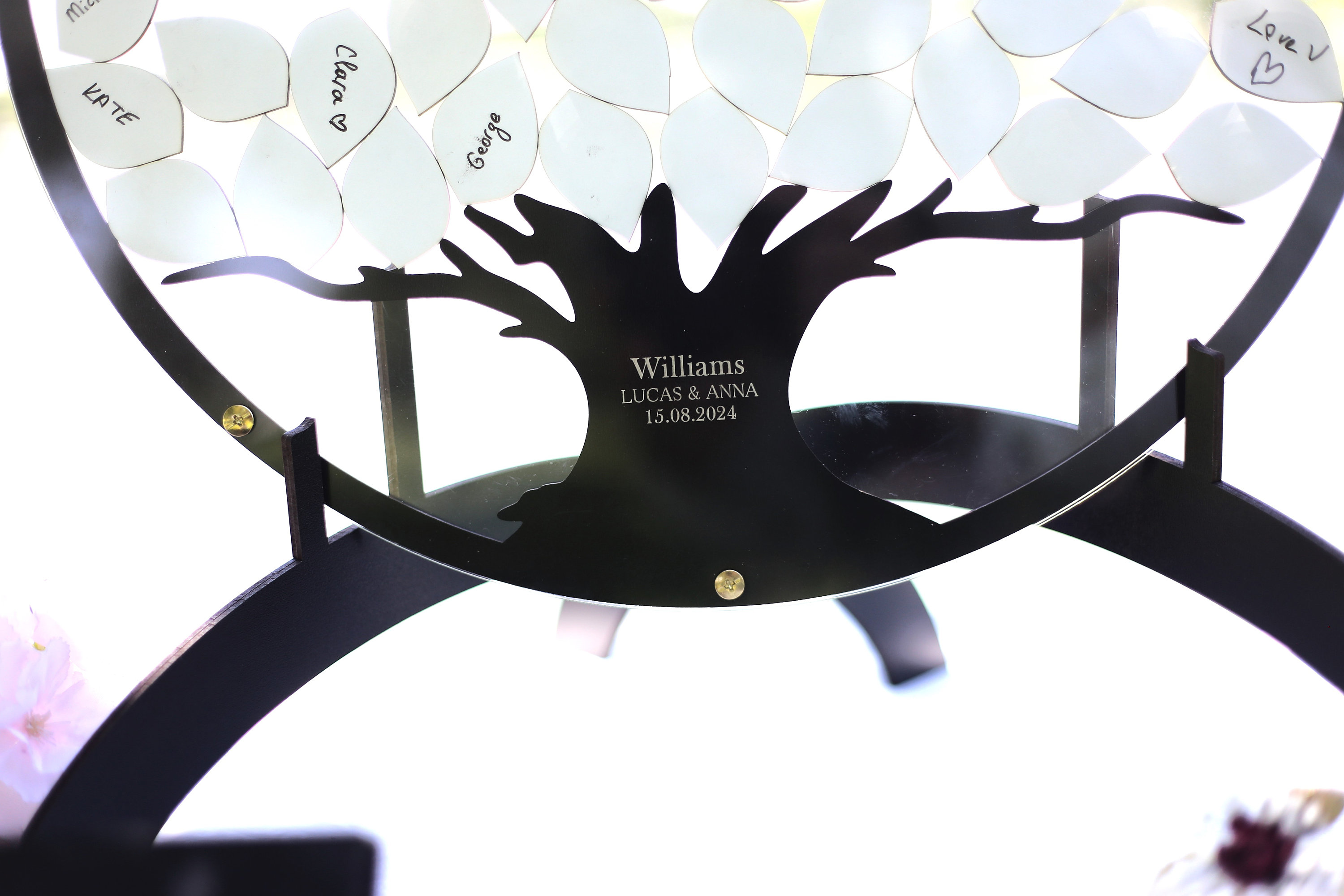 Family Tree Guest Book Wedding, Wedding Guest Book Alternative, Family ...