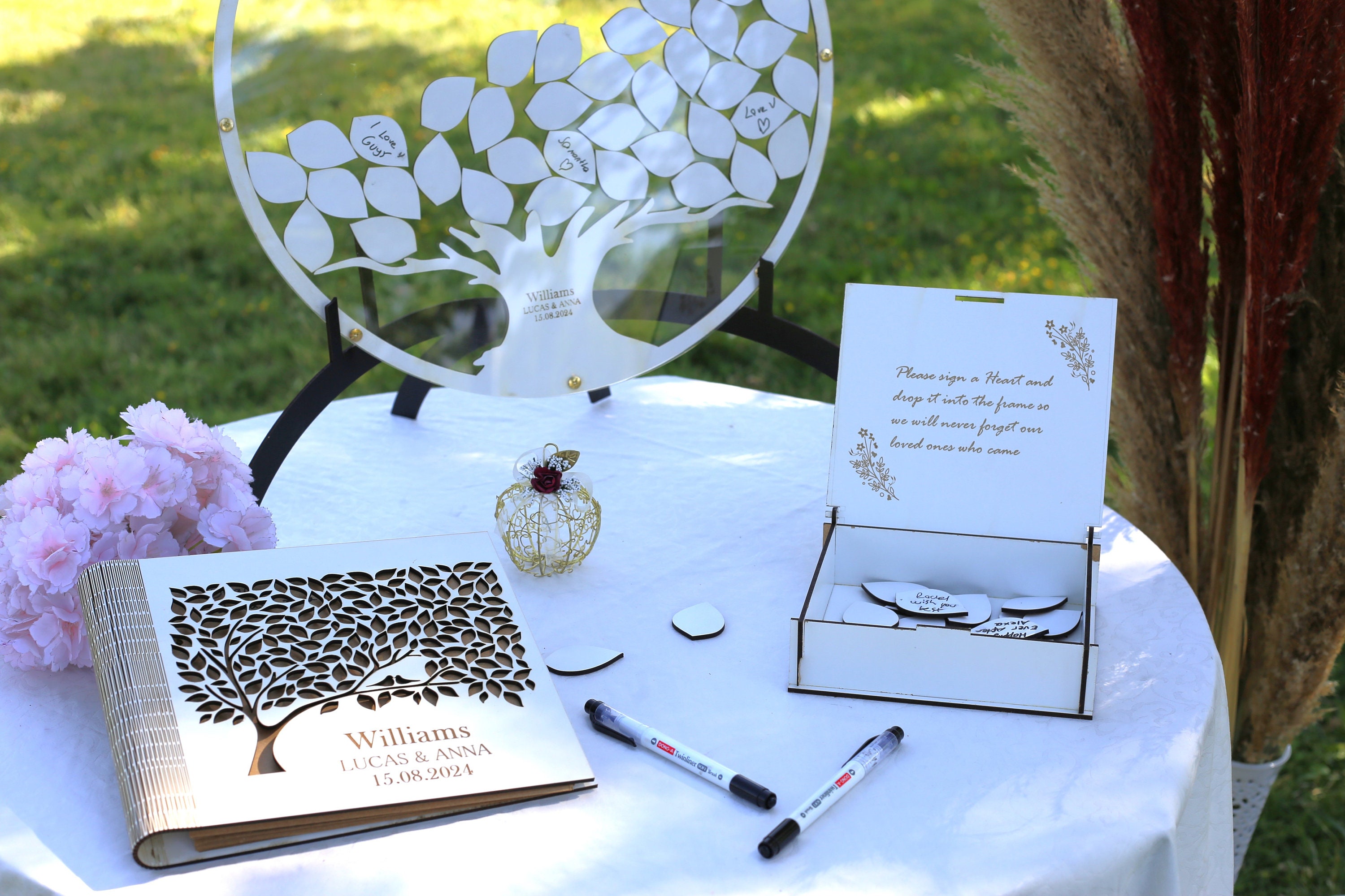 Family Tree Guest Book Wedding, Wedding Guest Book Alternative, Family ...