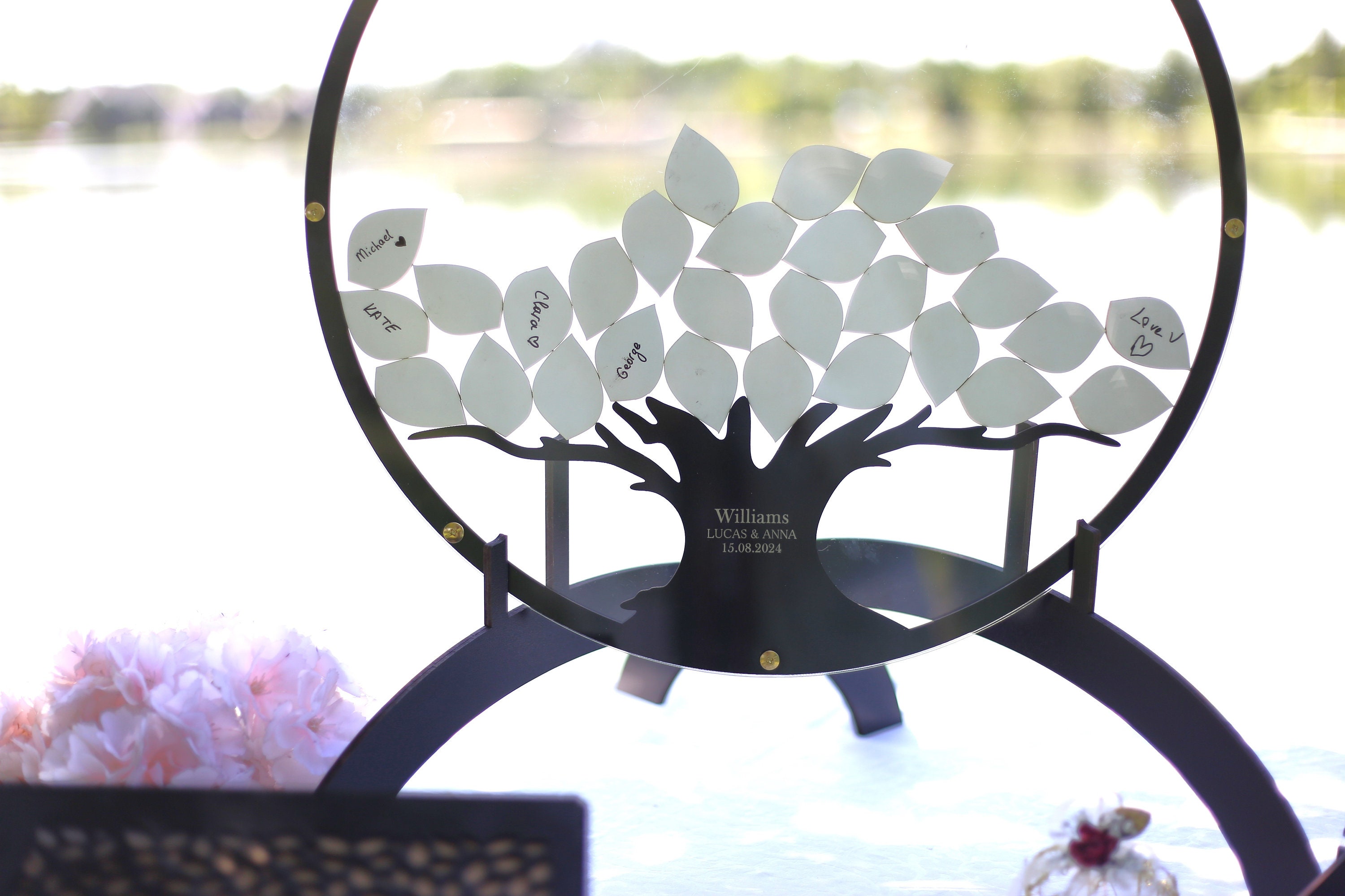 Family Tree Guest Book Wedding, Wedding Guest Book Alternative, Family ...