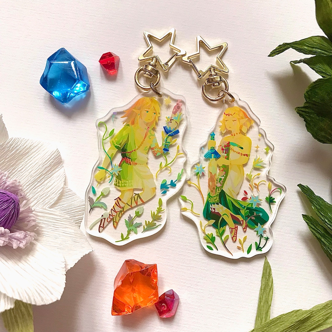 Tears of the Kingdom Link and Zelda Charms - Etsy
