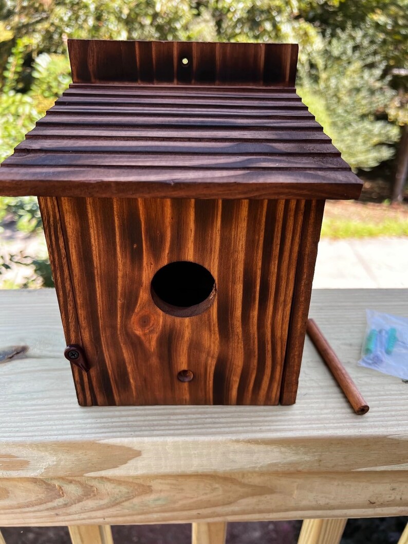 Set of 2 Garden Hanging Birdhouse Bird Houses for Outdoor 2 Bird House ...
