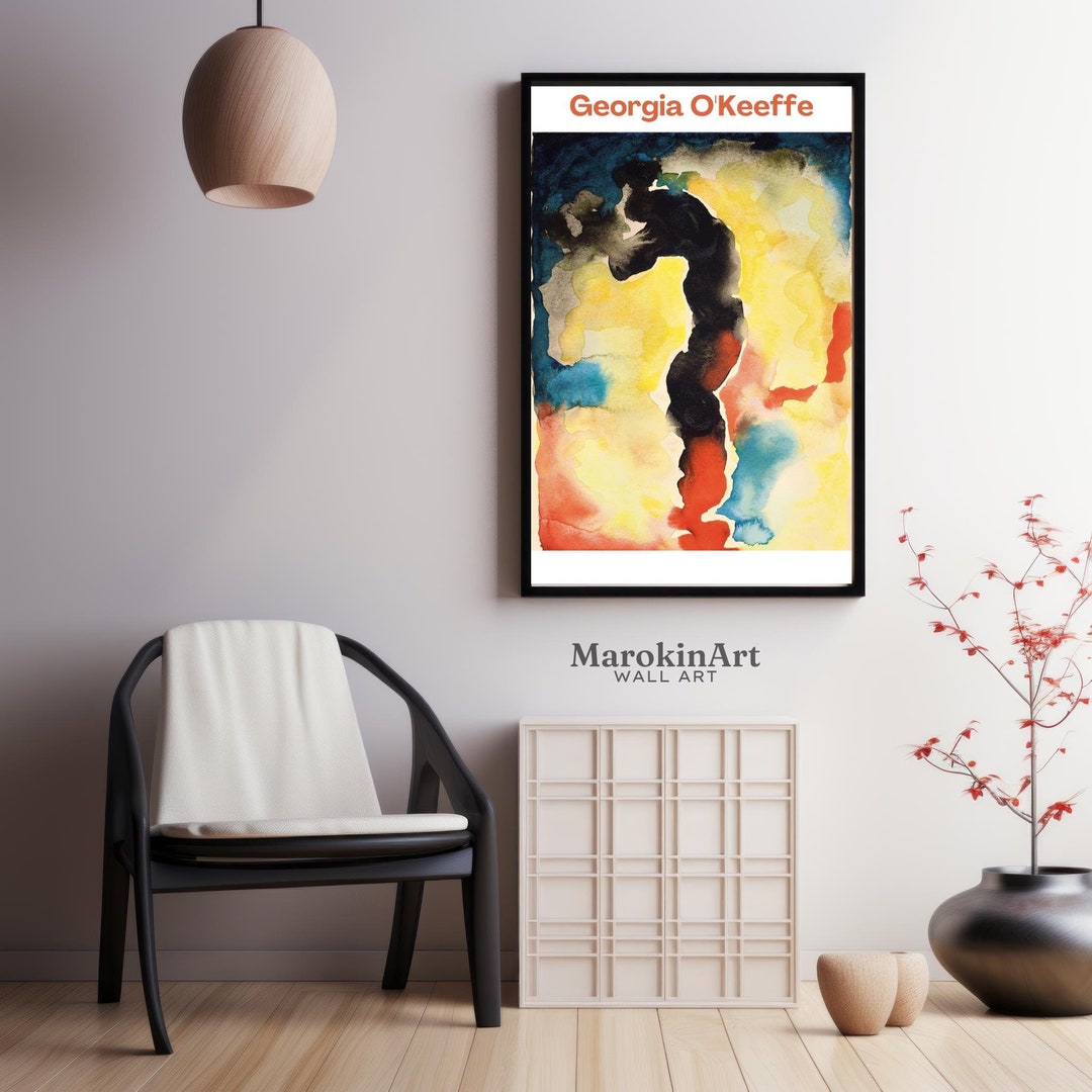 Georgia Okeeffe Print, Contemporary Art, Digital Download, Art Gifts ...