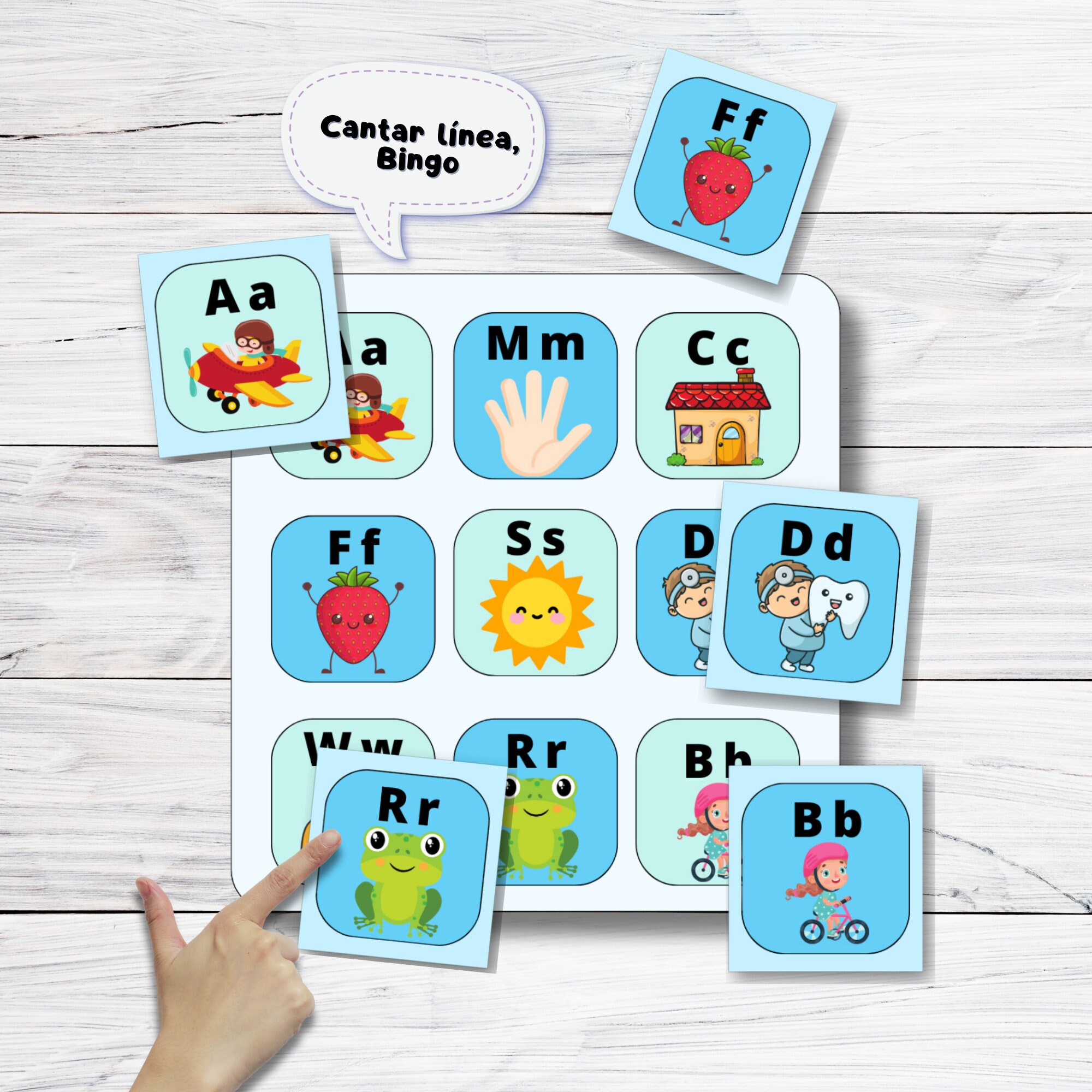 Bingo Learn the Alphabet, Printable Learning Resources for Children ...