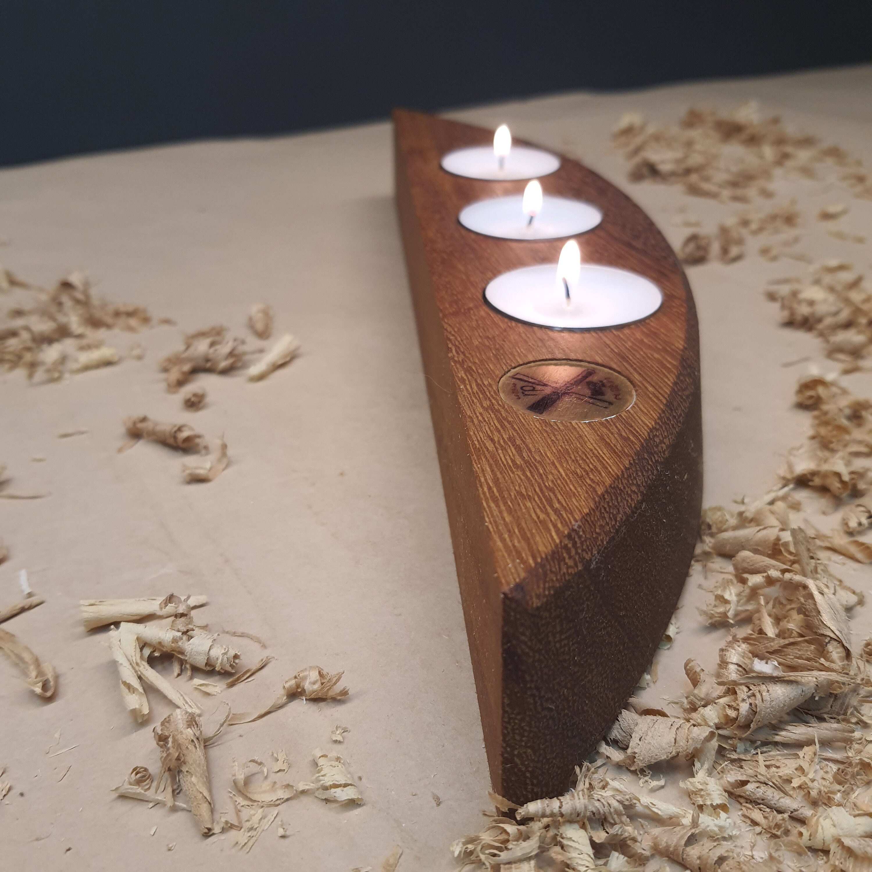 Handmade Wooden Candle Holder, Unique Design. Your Order Can Be ...