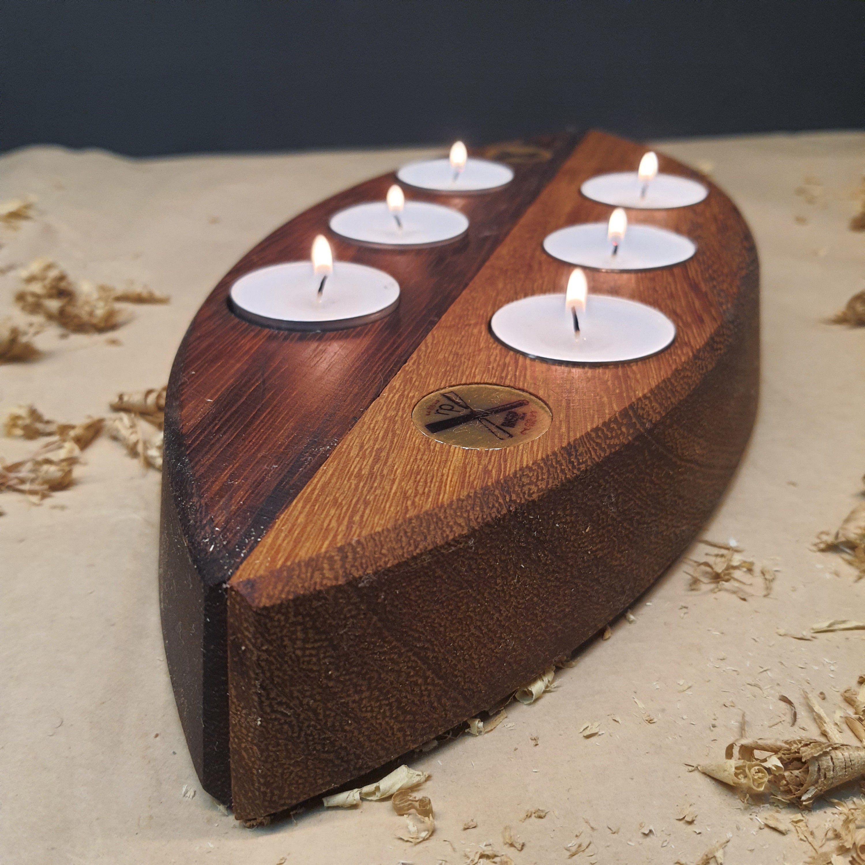 Handmade Wooden Candle Holder, Unique Design. Your Order Can Be ...