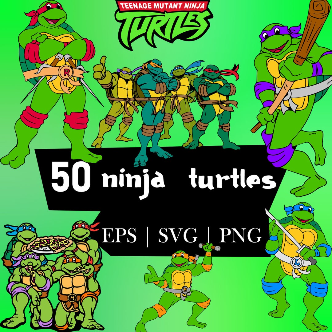Ninja Turtle Svg Tmnt Svg Files Ninja Turtles Png Teenage Mutant Ninja ...