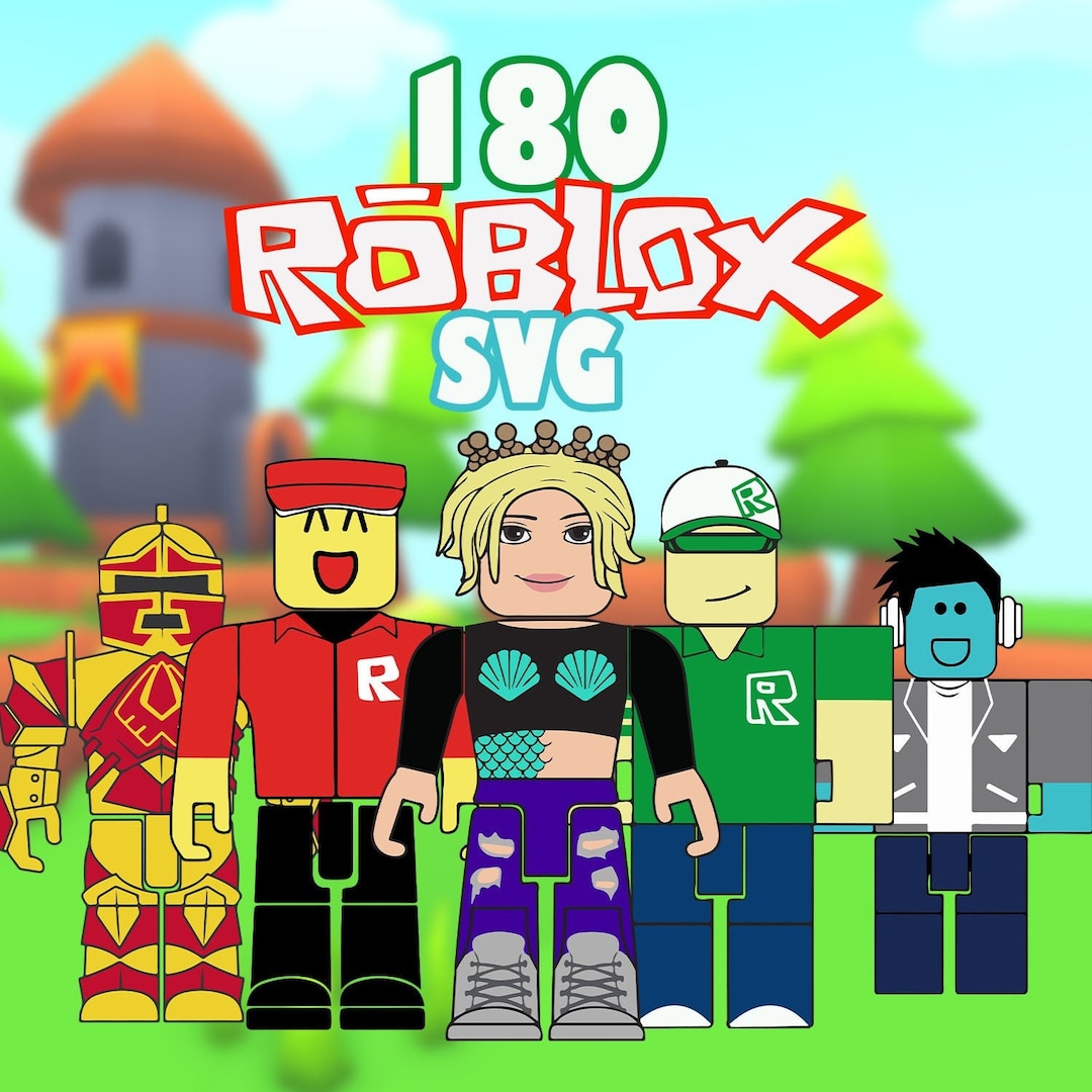 Roblox SVG Bundle Roblox Font Gaming Svg Files for Cricut Roblox Png ...