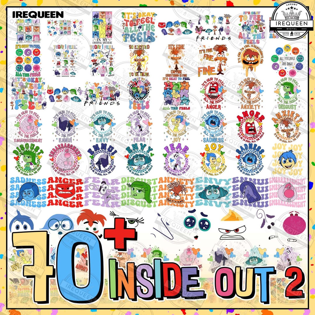 Paquete Png de más de 70 emociones, está bien sentir todos los ...