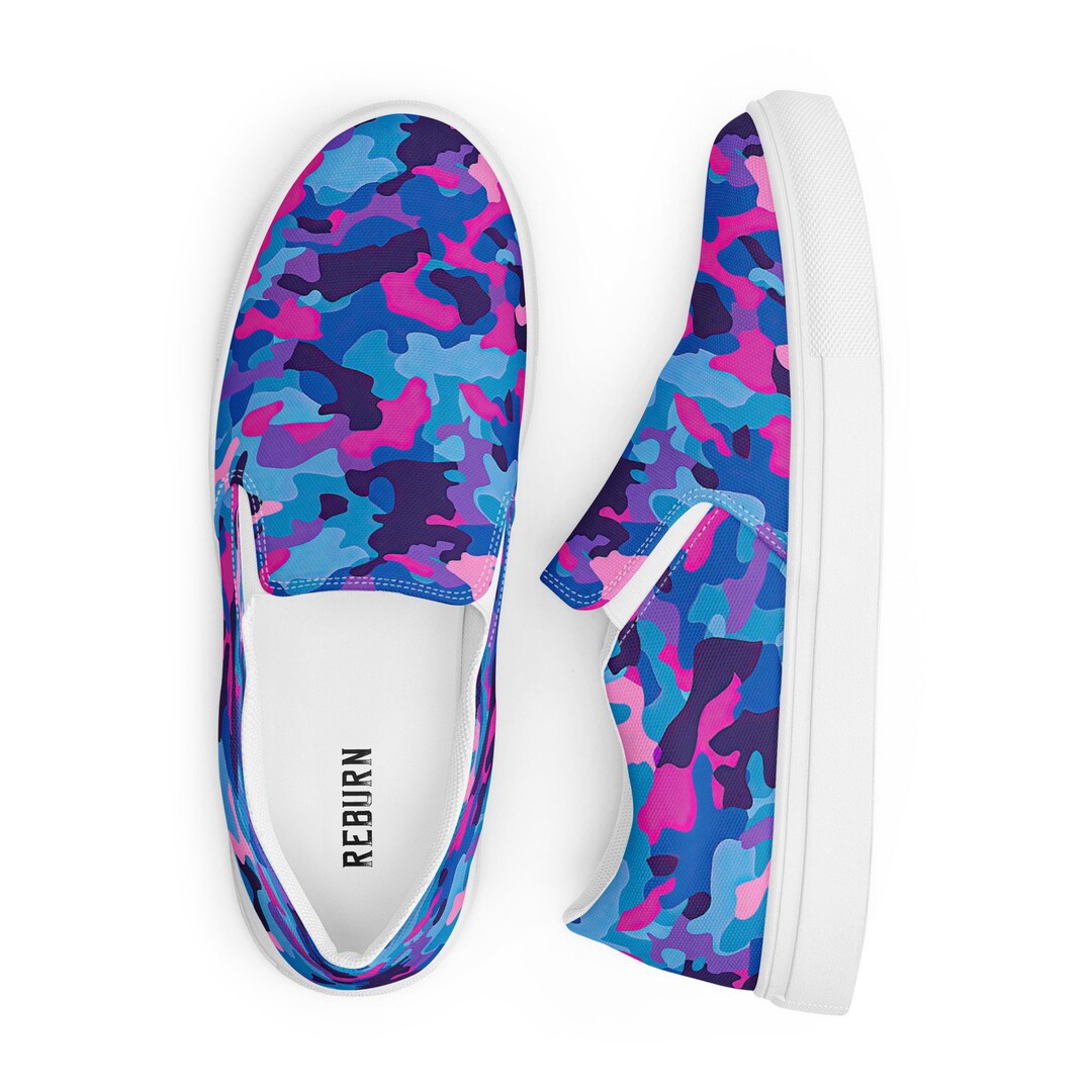 Pink Blue Camo Footwear American Military Apparel US Army Navy Warrior ...