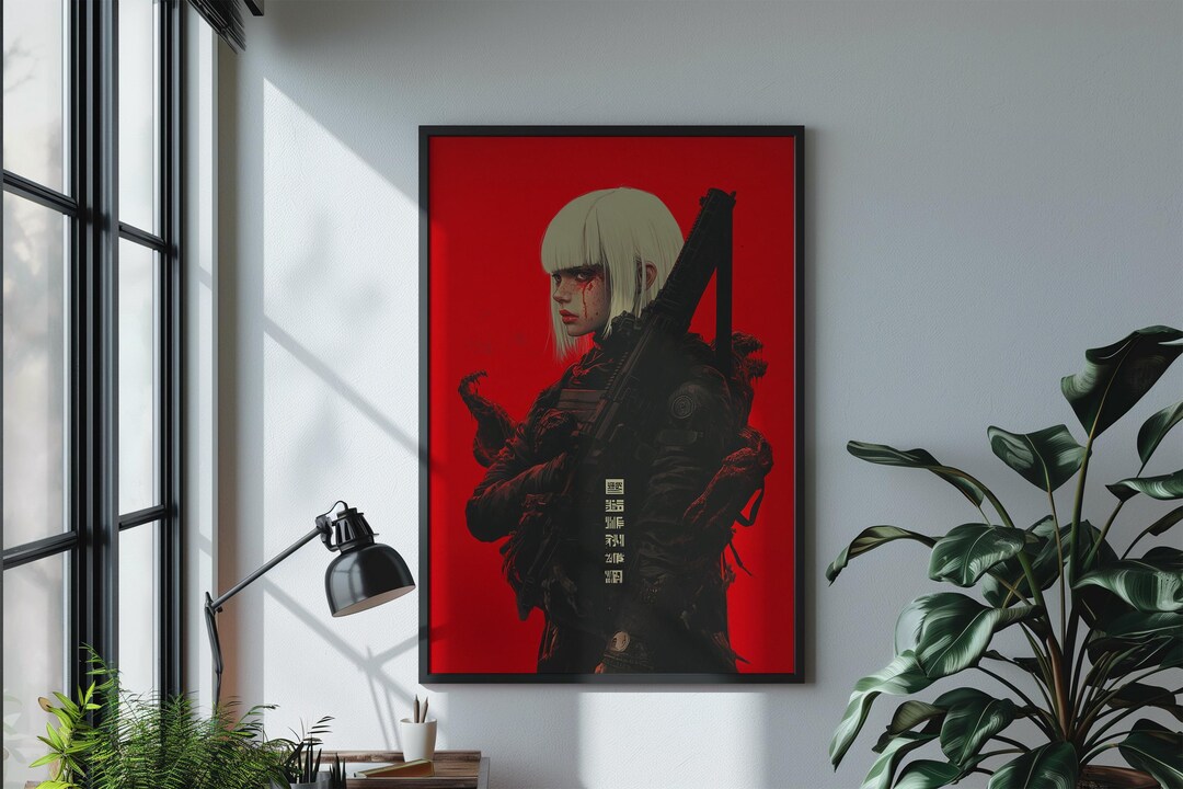 Anime Poster Matte Vertical Posters Anime Frame Wall Art Print ...