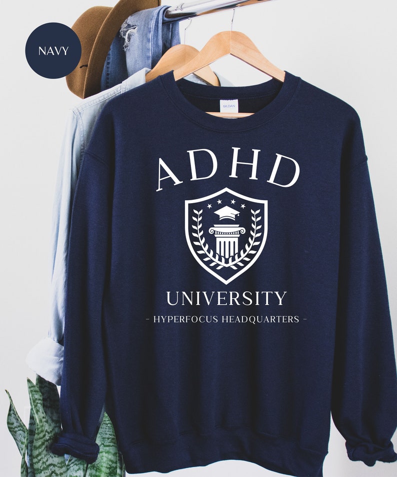 ADHD Sweater ADHD Shirt Neurodiversity Sweatshirt Anxiety Sweatshirt ...