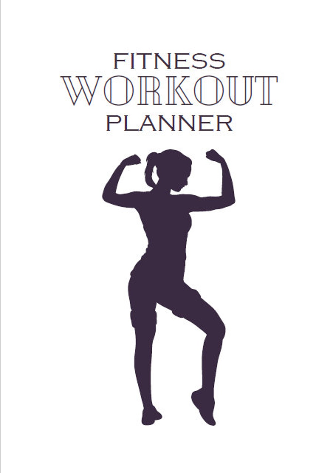 Fitness & Workout Planner, Printable Fitness Planner Digital Workout ...