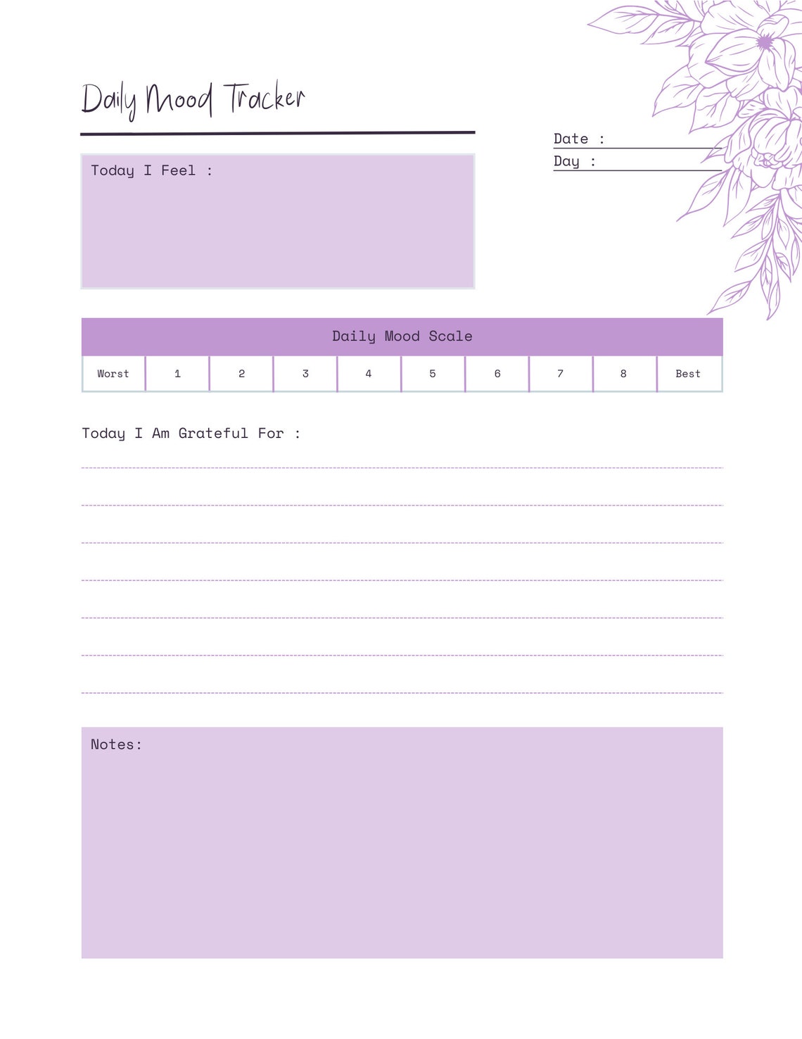 2024 Minimalist Daily Wellness Planner, Self Care Planner, Self-care ...