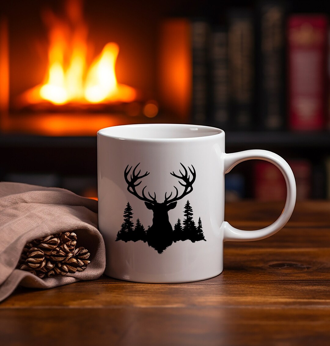 Elk Mug, Mountain Mug, Nature Mug, Coffee Mug, Animal Mug, Hot ...