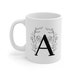 Letter A Mug, Alphabet Mug, Letter Mug, Teacher Mug, Unique Mug, Name ...