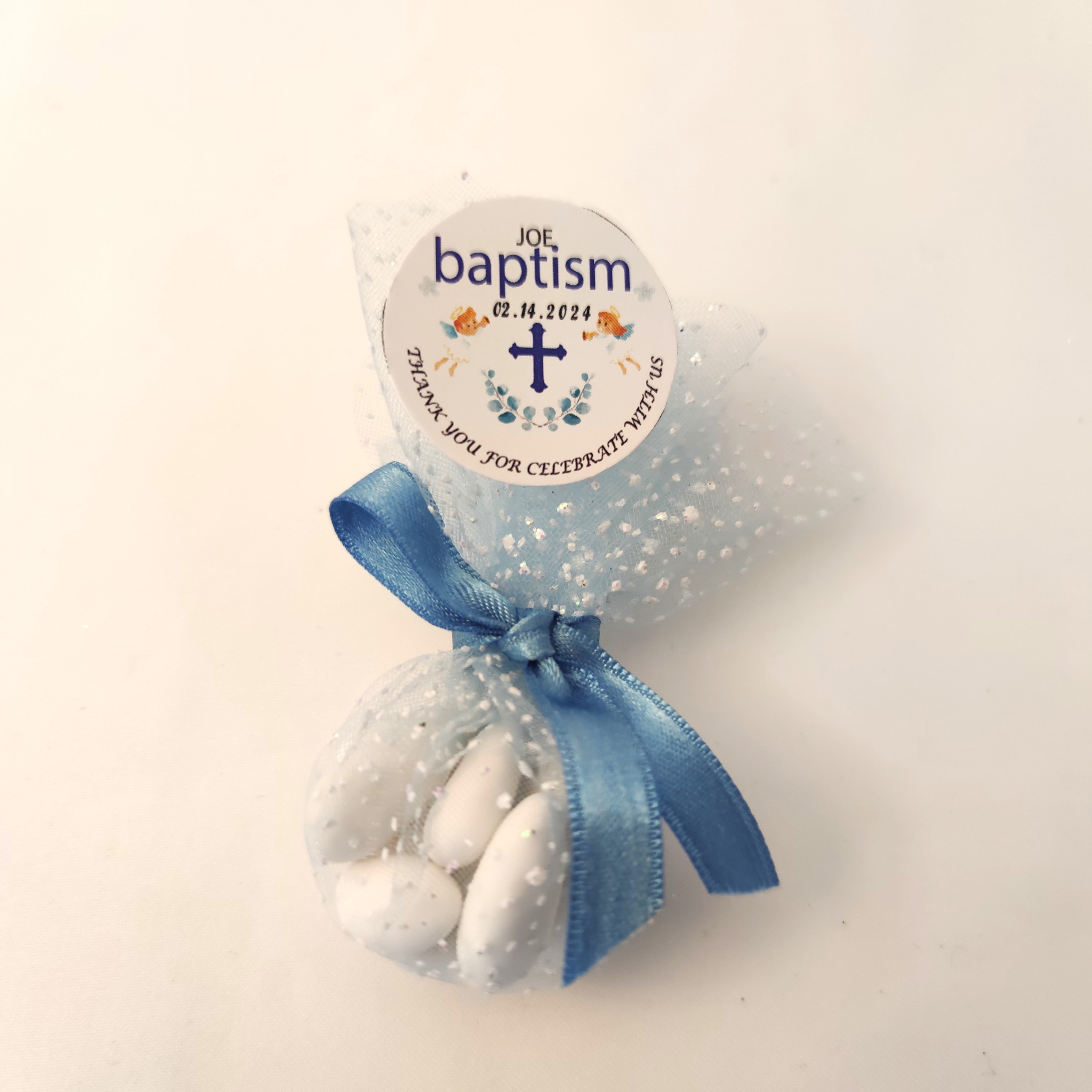 Almond Sugar Wedding Gift Tulle, Bulk Sweets for Guests, Personalized ...