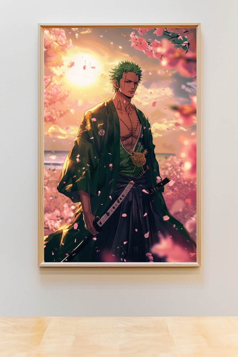 Awesome ZORO Poster One Piece Formats A4 A3 16x24 20x30 - Etsy