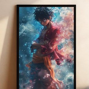 Very Beautiful ONE PIECE LUFFY Poster Formats A4 A3 A2 A1 Interior ...