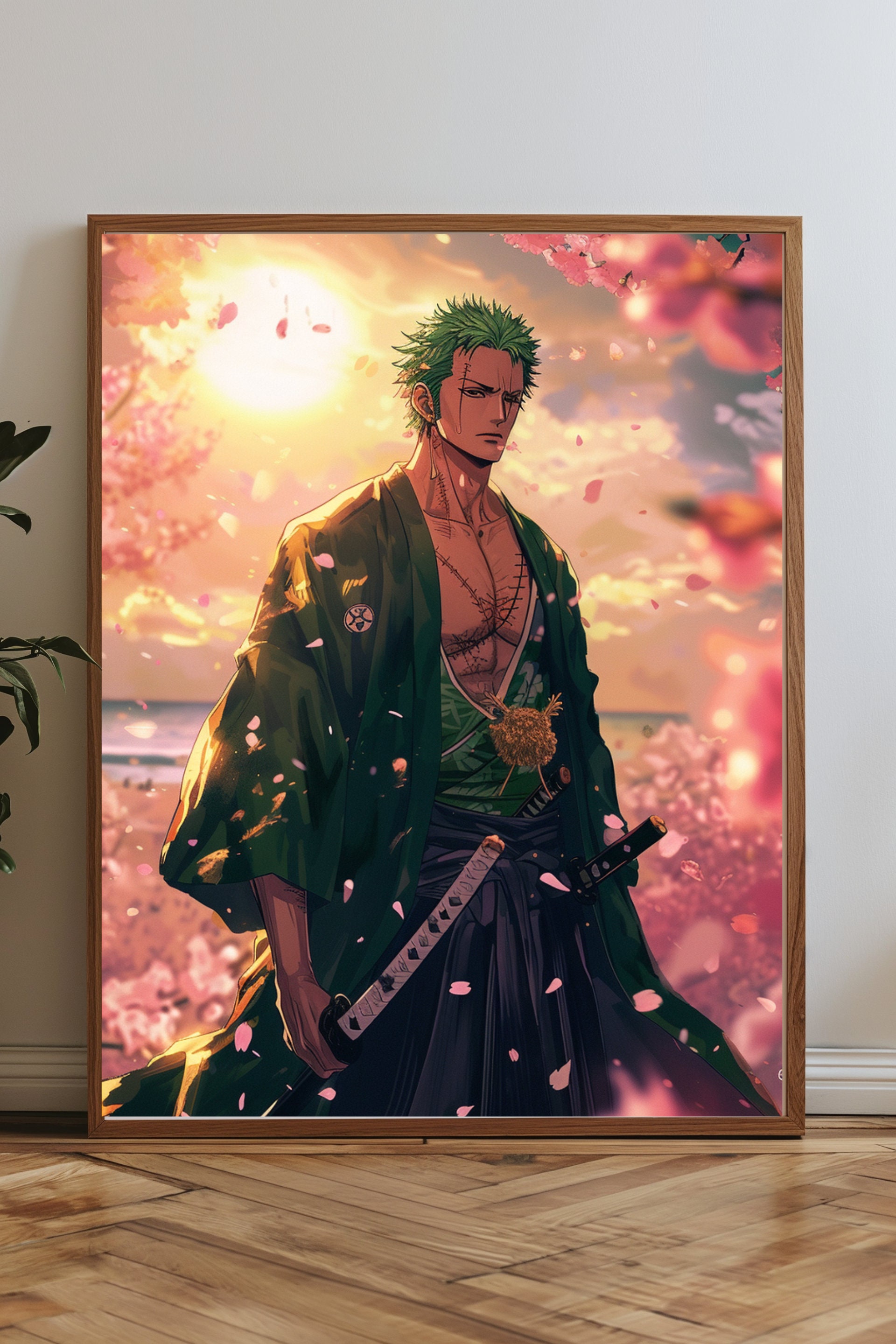 Awesome ZORO Poster One Piece Formats A4 A3 16x24 20x30 - Etsy