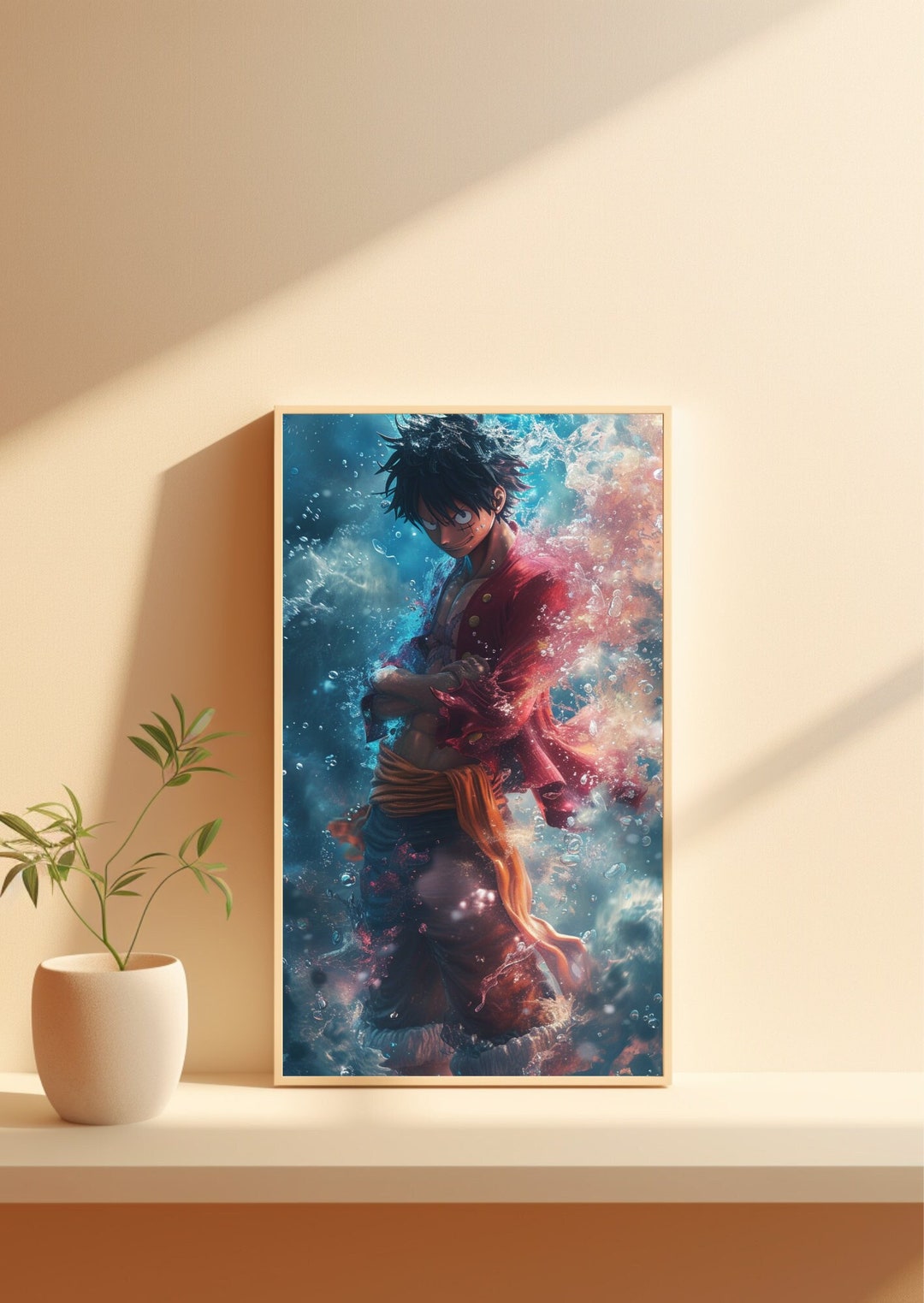 Very Beautiful ONE PIECE LUFFY Poster Formats A4 A3 A2 A1 Interior ...