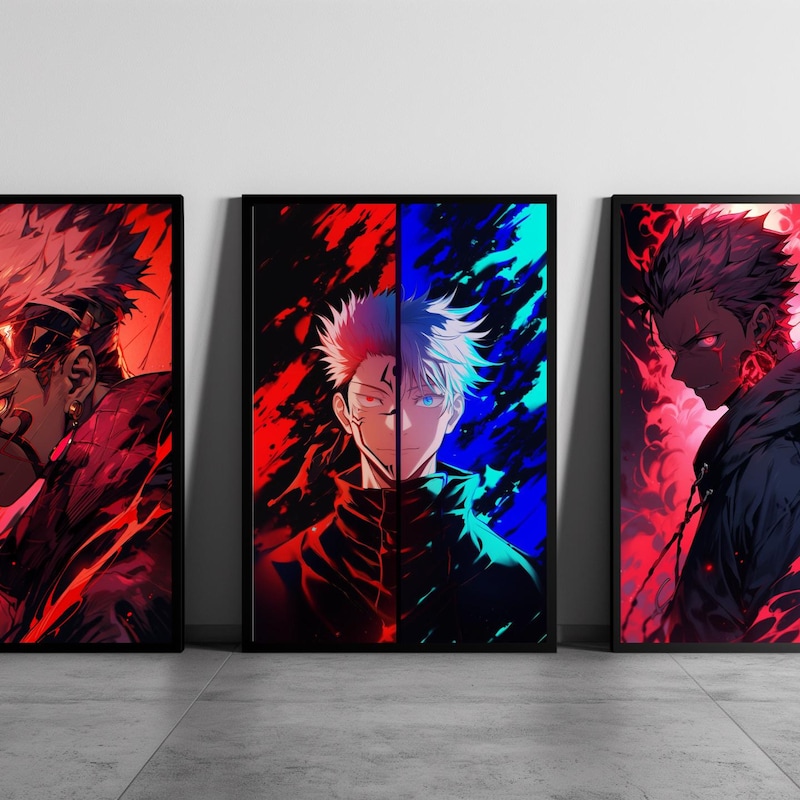 Jujutsu Kaisen Art Poster - Etsy