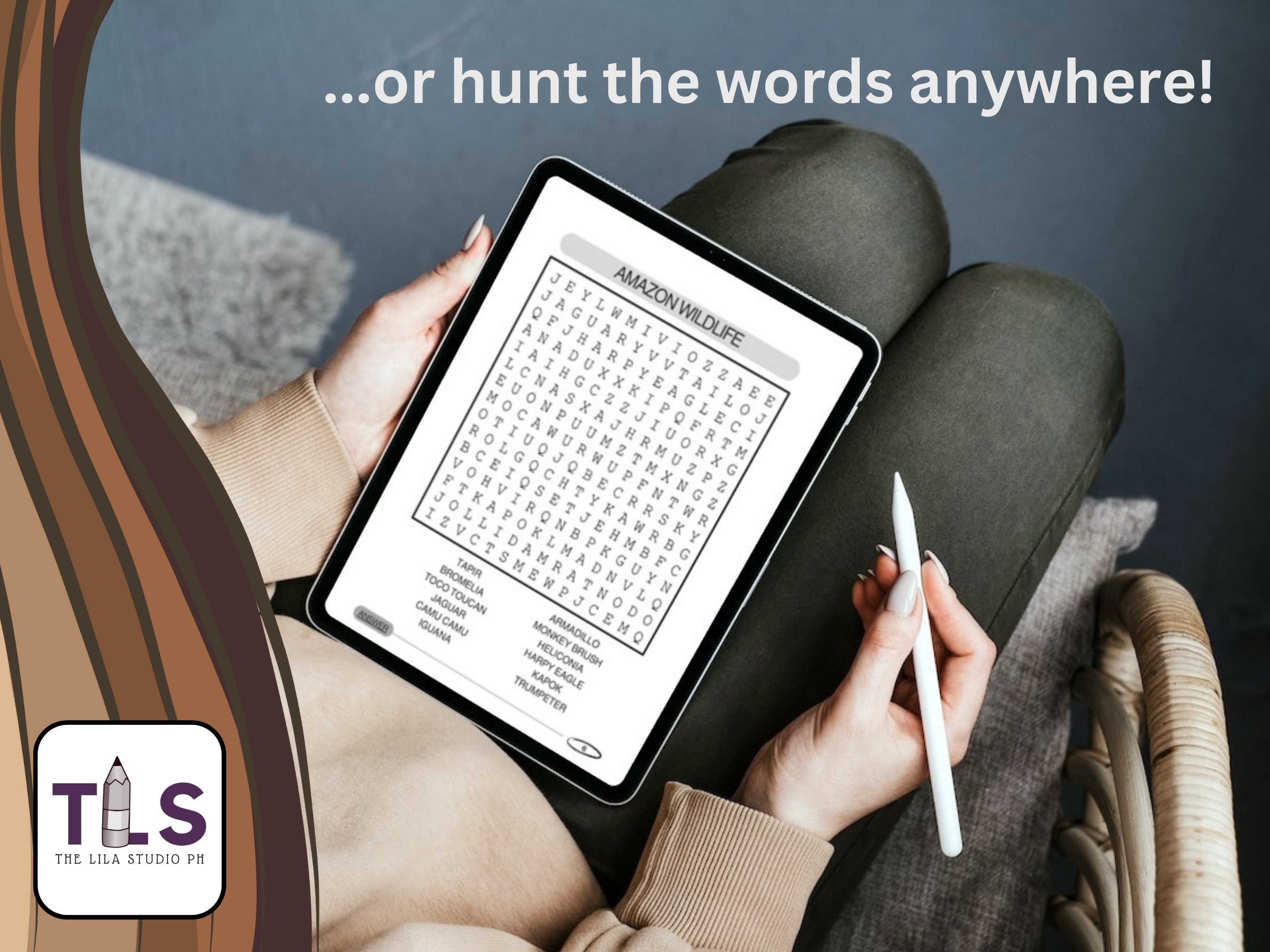 J Word Search Family Game Activity Book Fun Themed Word Search for ...