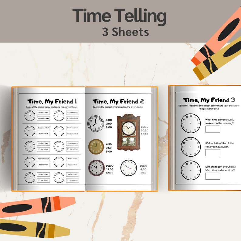 Math Worksheets Printable Activity Book Kindergarten Math Workbook ...