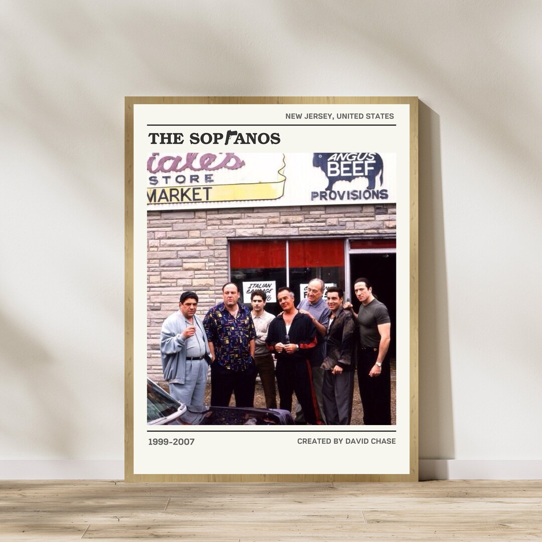 The Sopranos TV Show Poster Digital Download TV Show Printing the ...