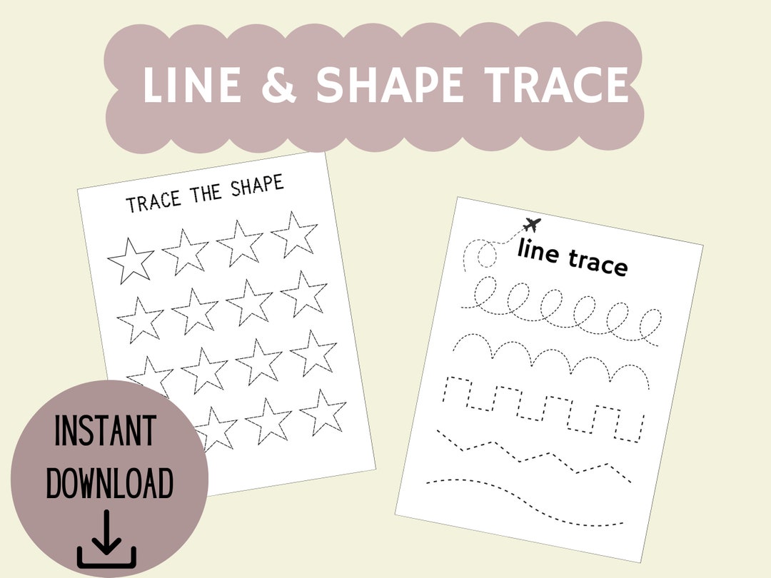 Tracing Worksheets Shapes Preschool Worksheets Printable Preschool ...
