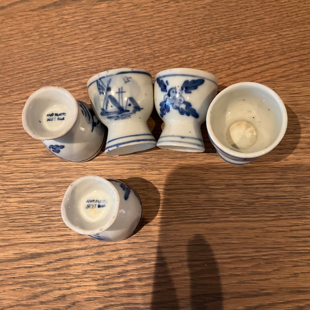 Delft Blue Egg Cup - Etsy