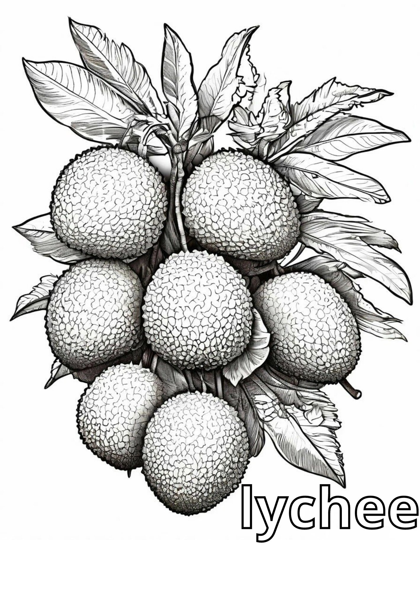 25 Fruit and Berry Pattern Coloring Pages, Fruit and Berry Coloring ...