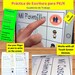 Escritura. Trazo De Palabras. Práctica De Escritura Para Prekinder Y ...