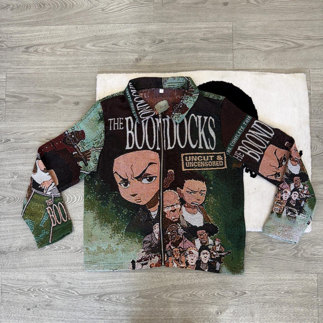 The Boondocks Tapestry Jacket | Stylish Streetwear, Unique Art-inspired ...