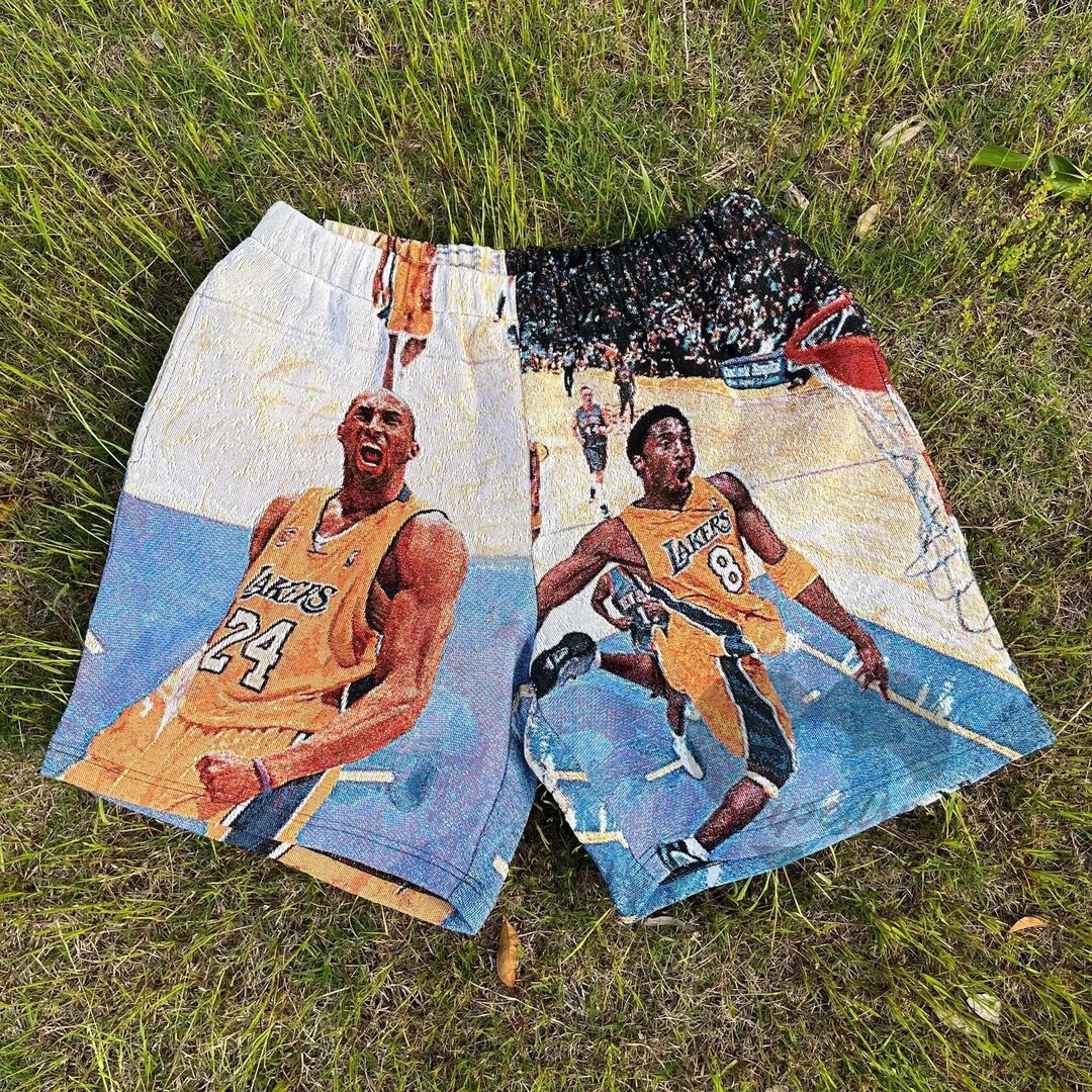 Kobe Bryant Tapestry Shorts Stylish Basketball Shorts Unique Gift for ...
