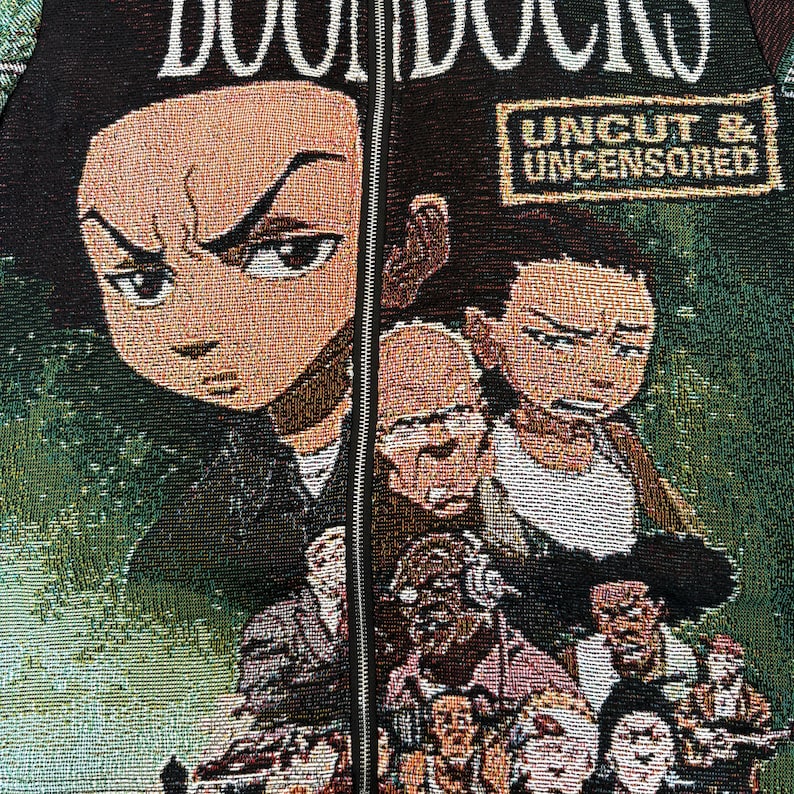 The Boondocks Tapestry Jacket | Stylish Streetwear, Unique Art-inspired ...