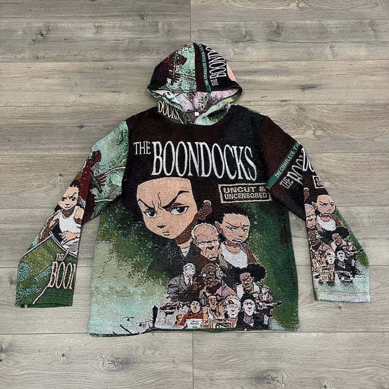 The Boondocks Tapestry Jacket | Stylish Streetwear, Unique Art-inspired ...