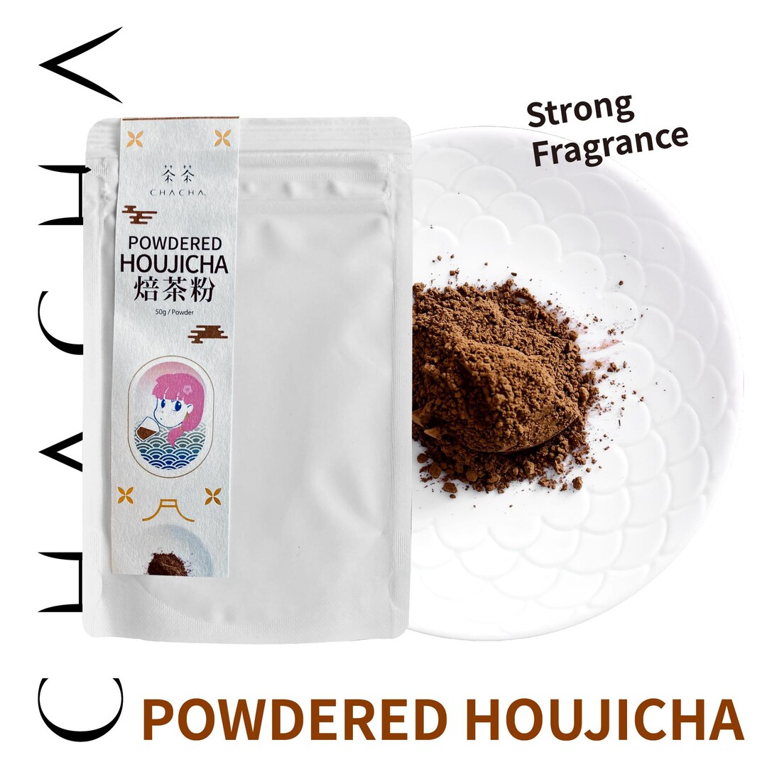 CHA CHA Houjicha Powder: Japanese Green Tea | Houjicha Powder for Drink ...