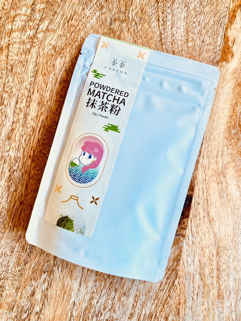 CHA CHA Japanese Matcha Powder – Organic Green Tea, 50g - Etsy