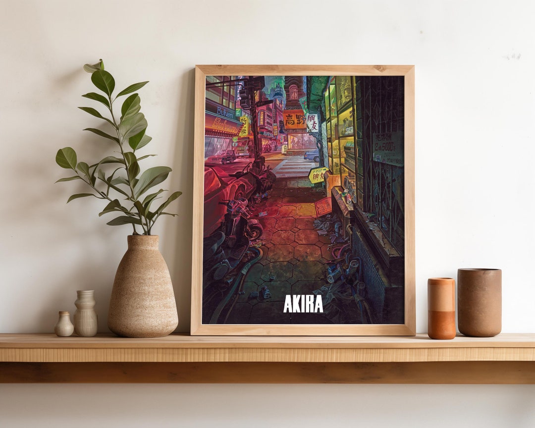 AKIRA Anime Movie Illustration Poster City Ambient 16x20 Cool Room ...