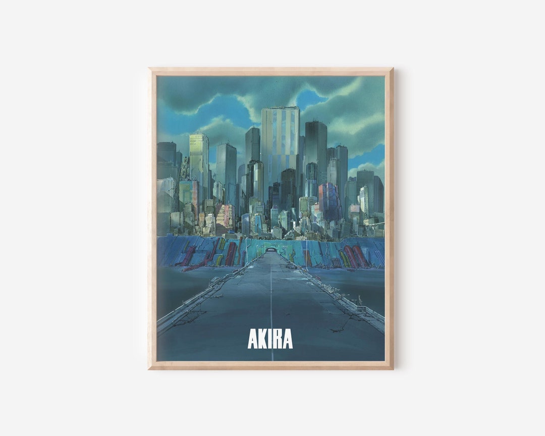 AKIRA Anime Movie Illustration Poster Skyline Ambient 16x20 Cool Room ...
