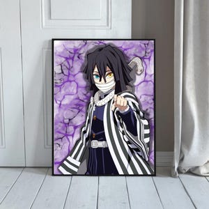 A4 Digital Art Print Set – Obanai Iguro & Mitsuri Kanroji Fan Art ...