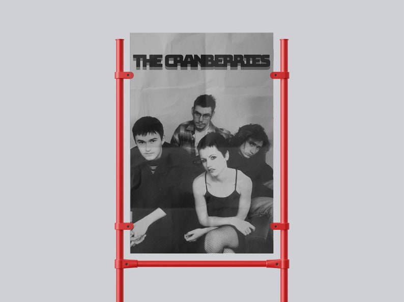 The Cranberries 90s Vintage Digital Poster Download, Folk Music Wall ...