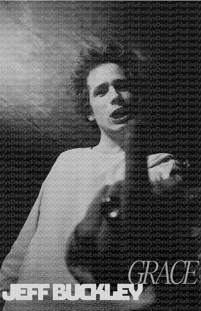 Jeff Buckley Digital Poster Download, 90s Aesthetic Wall Art Decor ...