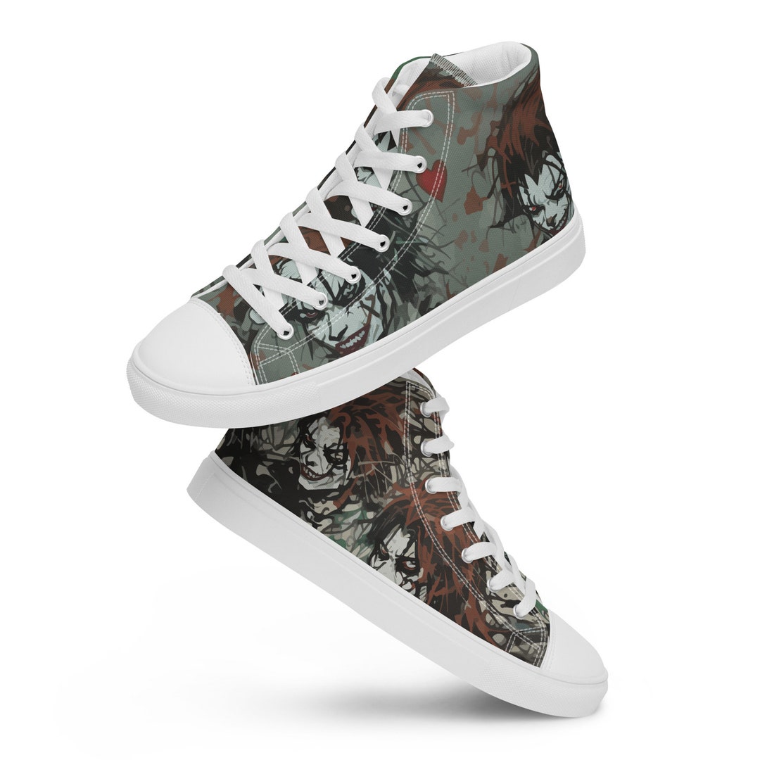 Obsessive-compulsive Disorder OCD Men's High-top Canvas Sneakers Behind ...