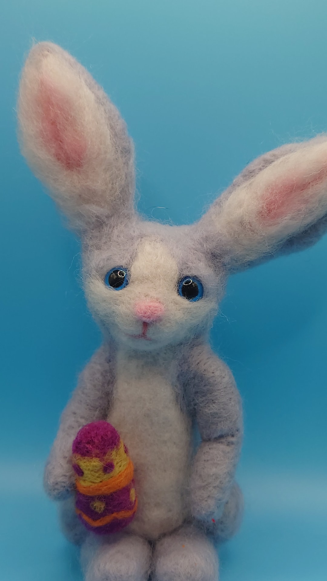 Felted Easter Bunny Rabbit, OOAK - Etsy