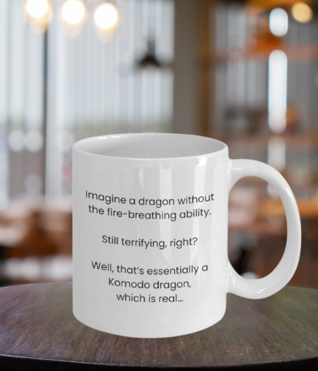 Komodo Dragon Mug, Funny Mug Gift for Komodo Dragon Enthusiasts, Komodo ...