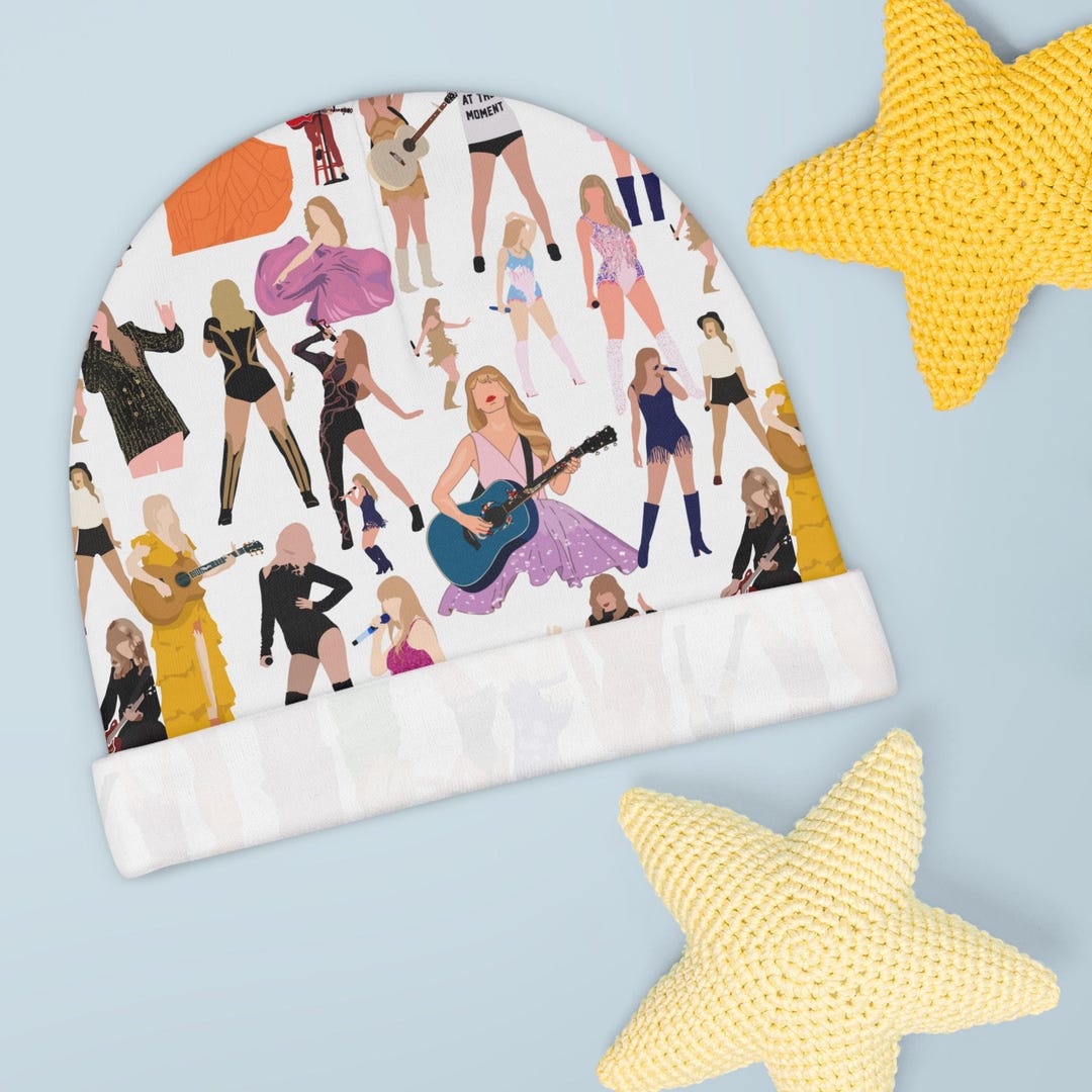 Tailor Kids Merch Tay-lor Swifty Baby Beanie Eras Tour - Etsy