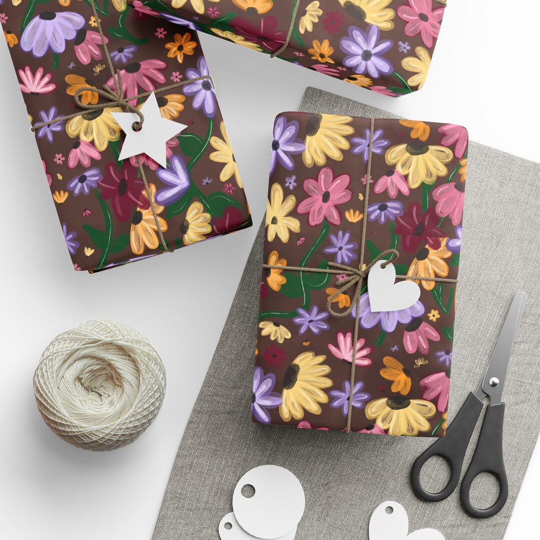 Eras-inspired Floral Piano Wrapping Paper Perfect for Music Lovers Gift ...