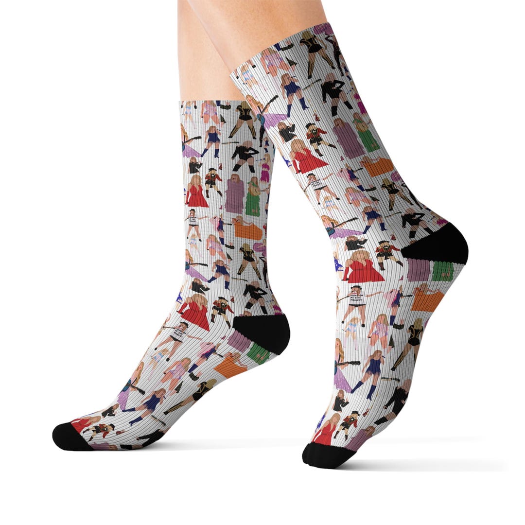 Tailor Merch Iconic Era-inspired Fan Socks Celebrate Every Musical Era ...