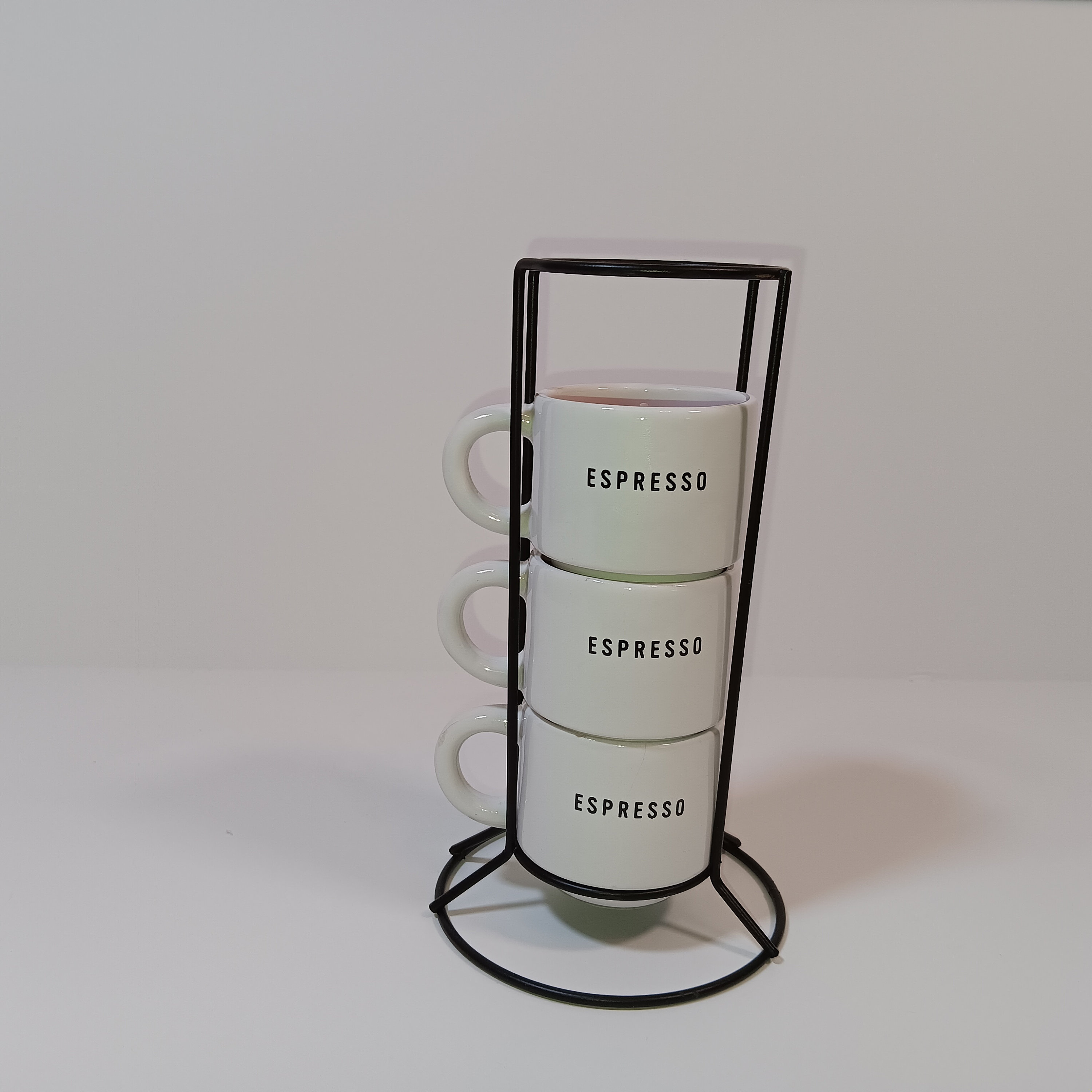 3 Espresso Cups & Stand - Etsy